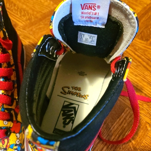 Vans | Shoes | Vans Custom Bart Simpson Shoes | Poshmark